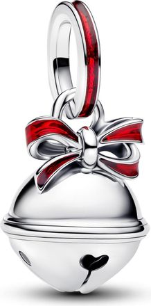 Pandora Moments Weihnachtsglocke Charm-Anhänger aus Sterling-Silber, Kompatibel Moments, 794246C01