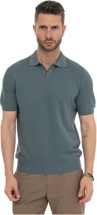 Gran Sasso Homme, Tops, Vert, Taille: L Polo &agrave; Manches Courtes