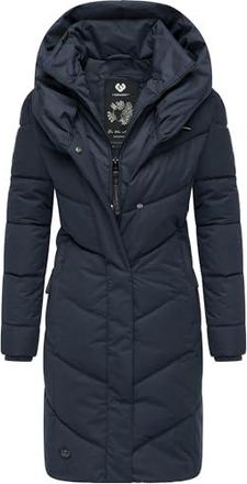 Ragwear Natalka Manteau dhiver chaud matelass&eacute; long imperm&eacute;able avec capuche pour femme XS &agrave; 6XL, Navy22., XL