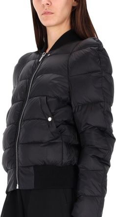 Rick Owens Nylon Down Jacket - Black