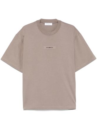 Société Anonyme t-shirt à broderie Binary - Marron