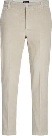 Jack & Jones Jpstace Jjcorduroy Chino Sn Pantalon, Beige Clair, 31W x 32L Homme