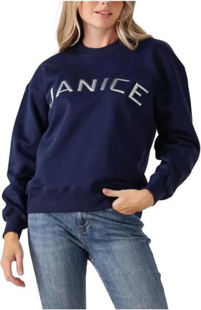 Janice Damen, Sweatshirts & Hoodies, Blau, XSGr&ouml;&szlig;e