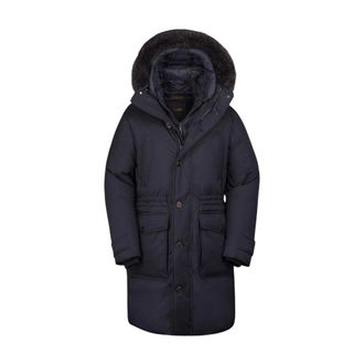 Moorer Homme, Manteaux, Bleu, Taille: 4XL Helsinky-Ads Parka