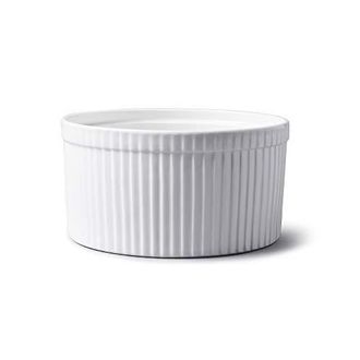 WM Bartleet & Sons 1750 Moule à soufflé traditionnel en porcelaine - Blanc, blanc, 18 cm