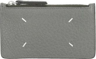 Maison Margiela unisex, Accessoires, Gris, Taille: ONE Size Porte-cartes Quatre Points de Couture
