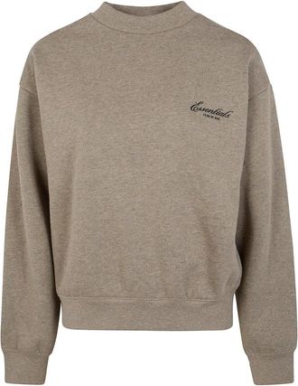 Fear of God Femme, Sweatshirts et sweats &agrave; capuche, Brun, Taille: 42 FR SweaT-shirt ras du cou classique