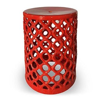 Menzzo Shyshou Sitzsack, Keramik, Rot, 40 cm