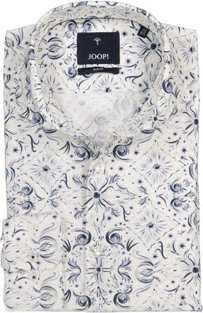 Joop Herren Hemd blau Baumwolle