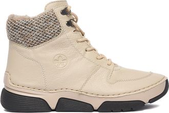 Rieker Schn&uuml;rschuhe Rieker CEO-45955-60 Creme