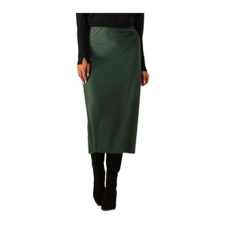 Y.A.S Gr&uuml;ner Midi-Rock f&uuml;r Stilvolle Frauen - - Skirts - Damen - Gr&uuml;n - XL