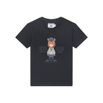 Beverly Hills Polo Club T-Shirt P-SS26B-TS0135 Dunkelblau Regular Fit
