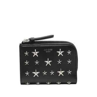 Jimmy Choo London Star-studded Leather Wallet