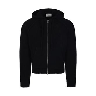 Dunst Gilet &agrave; capuche en maille unisexe - Homme - Sweatshirts et sweats &agrave; capuche - Noir - Taille: M