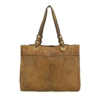 Campomaggi Femme, Sacs, Vert, Taille: ONE Size Shopping Pelle Vacchetta Tinto Capo