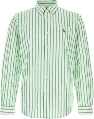 Polo Ralph Lauren Homme, Chemises, Vert, Taille: XL Chemise Oxford Brod&eacute;