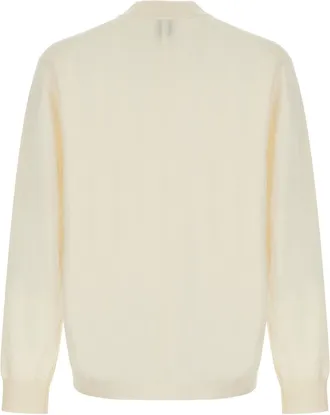 Calvin Klein Mens Merino Turtleneck Sweater White Wool Tops Top