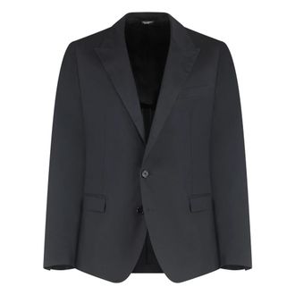Dolce & Gabbana Baumwolljacke mit Reverskragen - - Jackets - Herren - Schwarzk - L