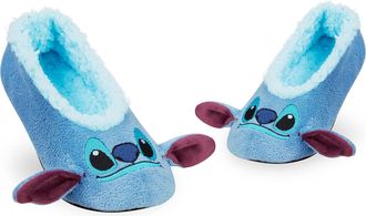 Disney Kuschel Hausschuhe Damen, Kuschelsocken Damen Wintersocken Hausschuhsocken Damen Mädchen Teenager Stitch Mickey Minnie (Blau Stitch, numeric_35)