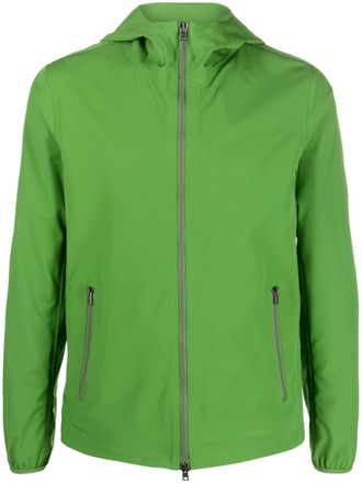 Herno veste &agrave; col montant - Vert