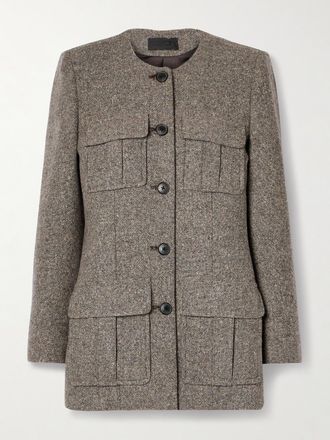 Nili Lotan Gabriella Jacke Aus Einer Wollmischung - Grau