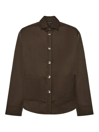 Giuliano Galiano Chemise - Marron