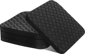 BESTONZON 4stücke Treadmill Mat Pads rutschfest Antivibrationsmatten Für Laufband Heimfitness Schutz Für Teppich Hartholzboden