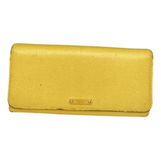Fendi Portefeuille Vintage Pre-owned - Femme - Pre-owned - Jaune - Taille: ONE Size