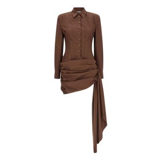 Giuseppe Di Morabito Chemisier Mini Kleid - - Dresses - Damen - Braun - S