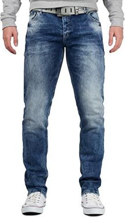 Cipo & Baxx Jean pour Homme CD533-bans Bleu foncé W30/L32