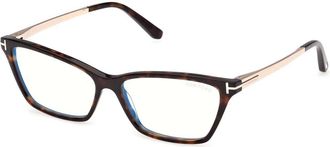 Tom Ford Femme, Accessoires, Noir, Taille: 56 MM Optical Frame
