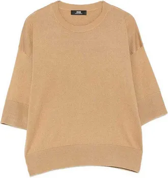 Alpha Studio Pull Col Rond - Beige