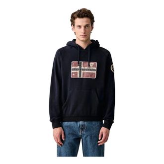 Napapijri Sweat &agrave; capuche Archive - Homme - Sweatshirts et sweats &agrave; capuche - Bleu - Taille: L