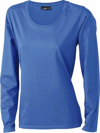 James & Nicholson Damen T-Shirt Langarmshirt XX-Large royal