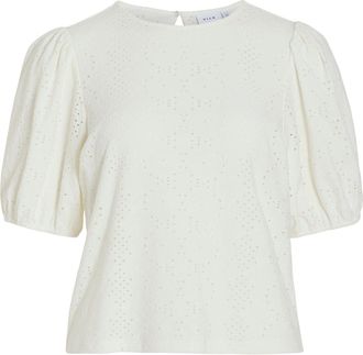 Vila Vikally O-Neck 2/4 Top - Noos