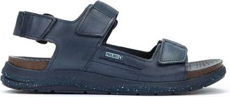 Pikolinos Flache Sandalen in Leder NIJAR f&uuml;r M&auml;nner Farbe Blue