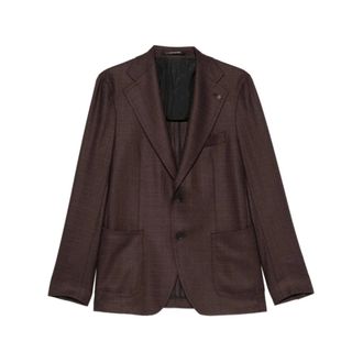 Tagliatore Homme, Vestes, Rouge, Taille: M Jacket Tagliatore