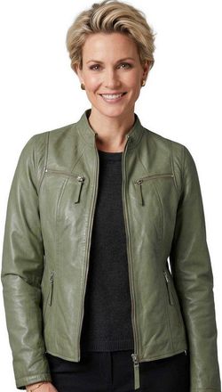Jilani Lederjacke Alice Jilani Collection - Damen Lederjacke Lammnappa mint