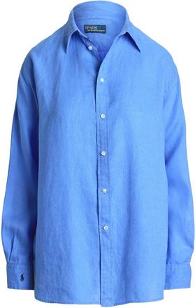 Polo Ralph Lauren Damen Leinenbluse Classic Fit