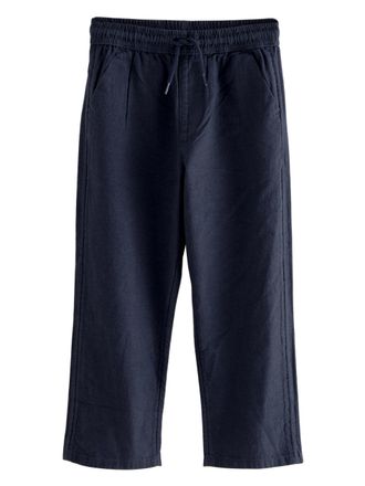 Next Jungen Hose aus Leinen Marineblau 146