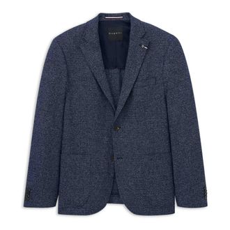 Bugatti Homme, Vestes, Bleu, Taille: 2XL Blazer Textur&eacute;