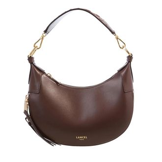 Lancel Crossbody Bags - Origami Smooth Cowhide Leather - S Zip Hobo Bag - Gr. unisize - in Braun - f&uuml;r Damen