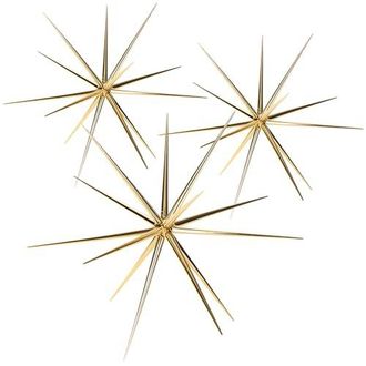 Com-Four 3X Étoile de Noël à Suspendre - Étoile décorative pour la décoration de Noël - Étoile pour la décoration du réveillon du Nouvel an, dun Mariage, dune 