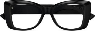Gucci Brille mit Butterfly-Gestell - Schwarz
