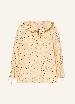 By Malene Birger By Malene Birger Blusenshirt Dicte Mit R&uuml;schen beige