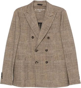Circolo 1901 blazer à boutonnière croisée - Marron
