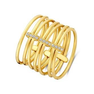 Isabel Bernard Ring - Ring - Gr. 52 - in Gold - f&uuml;r Damen
