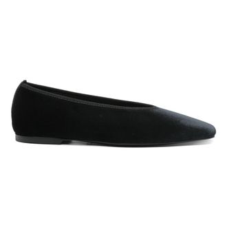 Toteme Samt Ballerinas in Schwarz - - Shoes - Damen - Schwarzk - 41 EU