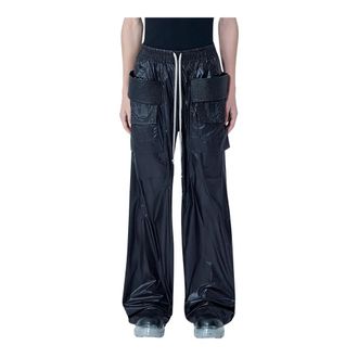 Rick Owens Creatch Wide Cargo Drawstring Hose - - Trousers - Herren - Schwarzk - S