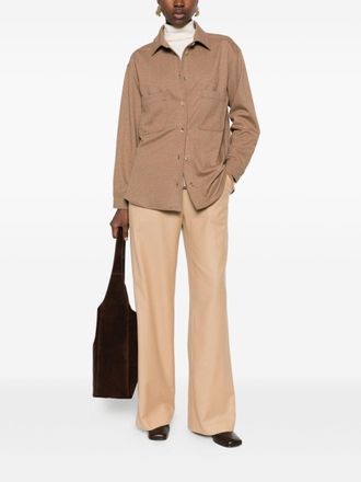 Herno Wide-Leg Trousers - Camel